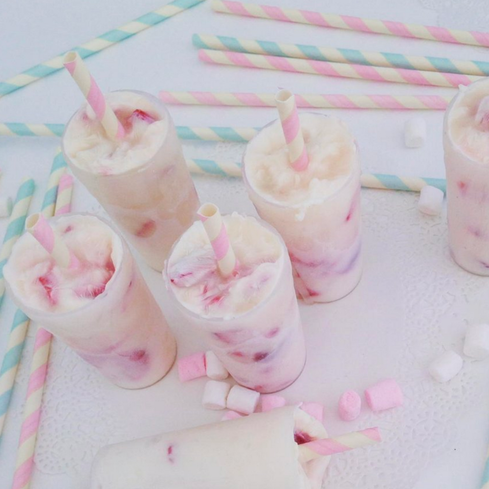 Bilgi's Frozen Strawberry Yoghurt Pops – Coconut Lane